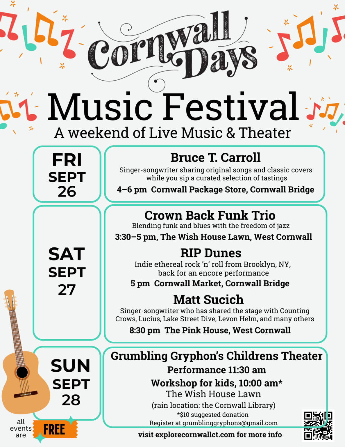 Cornwall Days - Cornwall Bridge - Cornwall CT