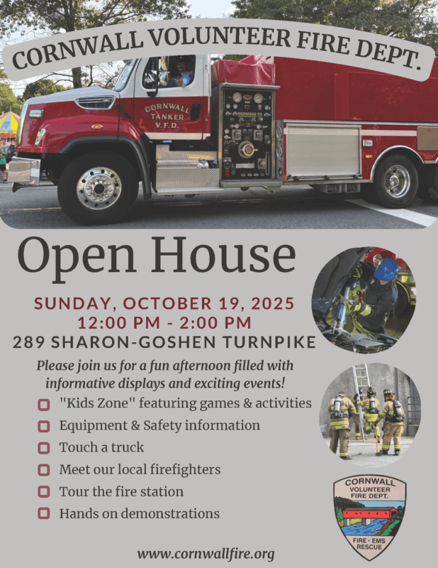 CVFD Open House - West Cornwall Fire House - Cornwall CT