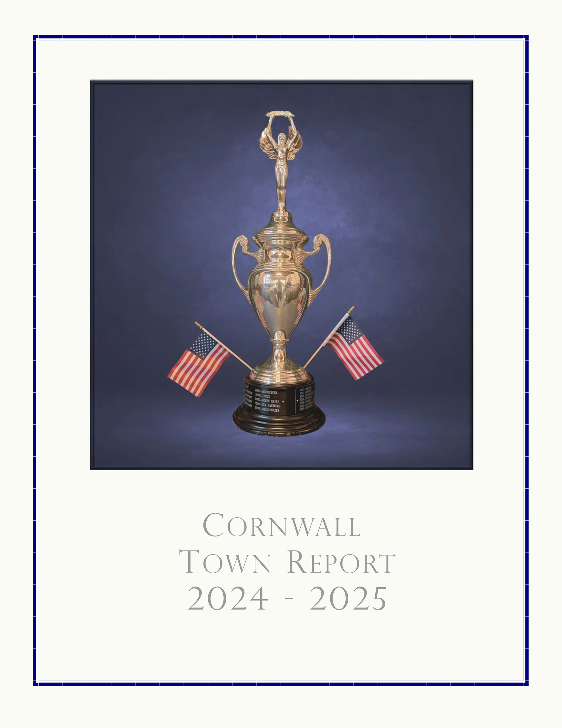 CORNWALL TOWN REPORT 2024 - 2025 - Cornwall CT