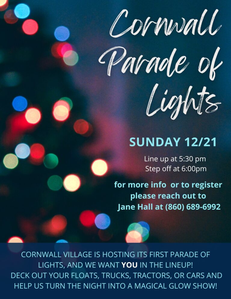 Cornwall Parade of Lights - Cornwall CT